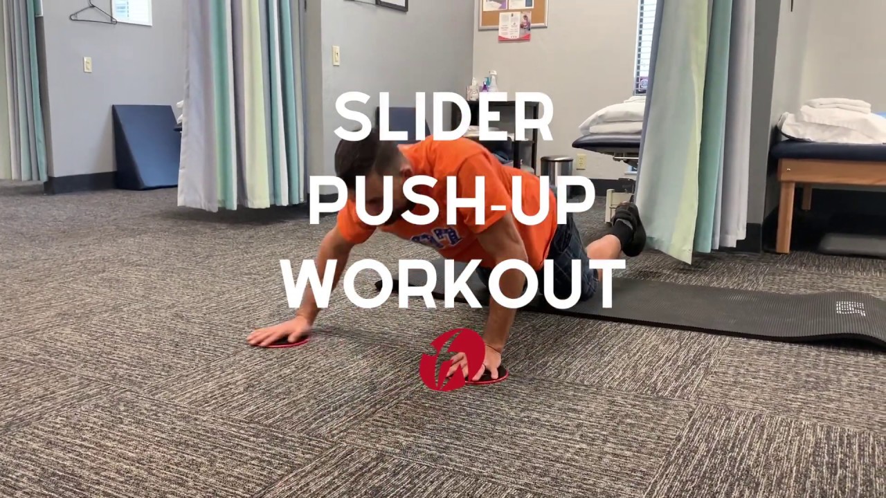 Slider Push Ups - YouTube