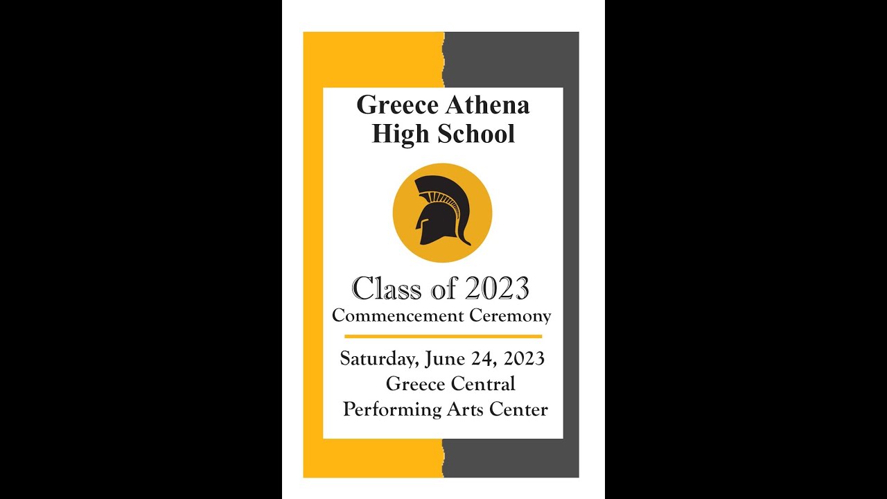 Greece Athena Commencement Ceremony - June 24th, 2023 - YouTube