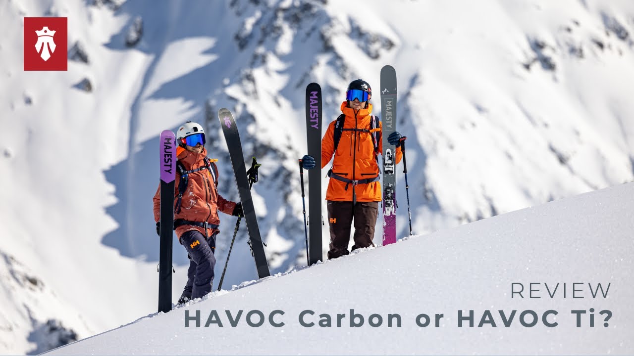 Majesty Havoc Ti and Havoc Carbon review by Powder Buddies: Björn and ...