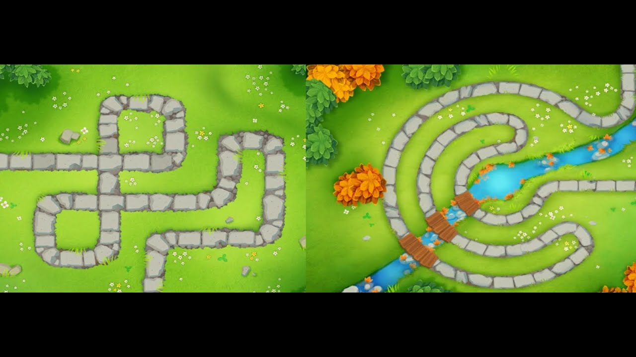Monkey Meadow vs Park Path || BTD 6 Maps - YouTube