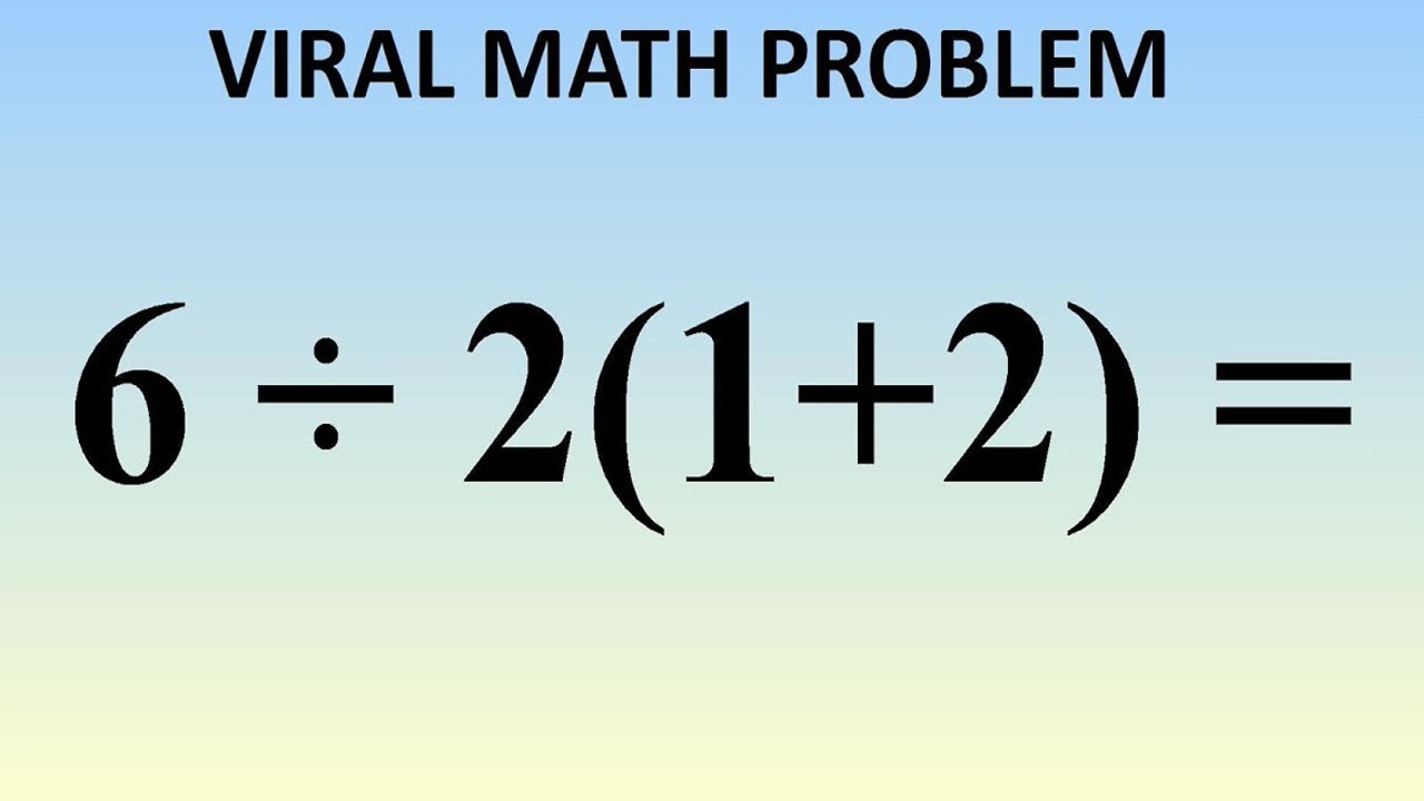 Only 1 In 1,000 People Can Solve This Equation - YouTube