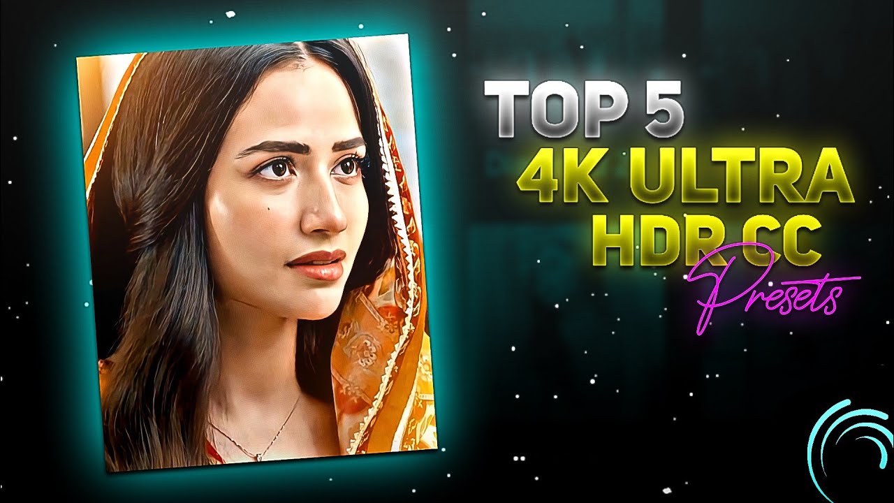 TOP 5 SHARPEN HDR CC PRESETS 🔥 ALIGHT MOTION 4K CC XML 😱 TOP 5 CC PRESETS PACK - YouTube