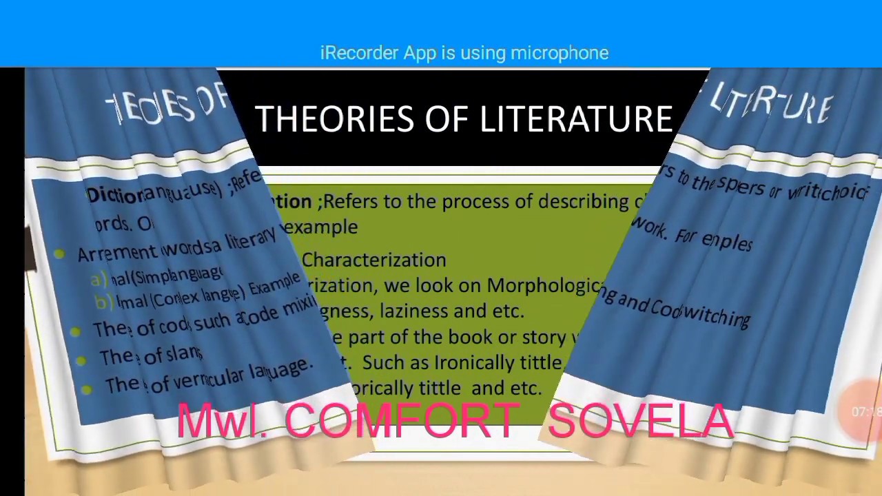 Setting, diction, tittle, and characterization in literature. - YouTube