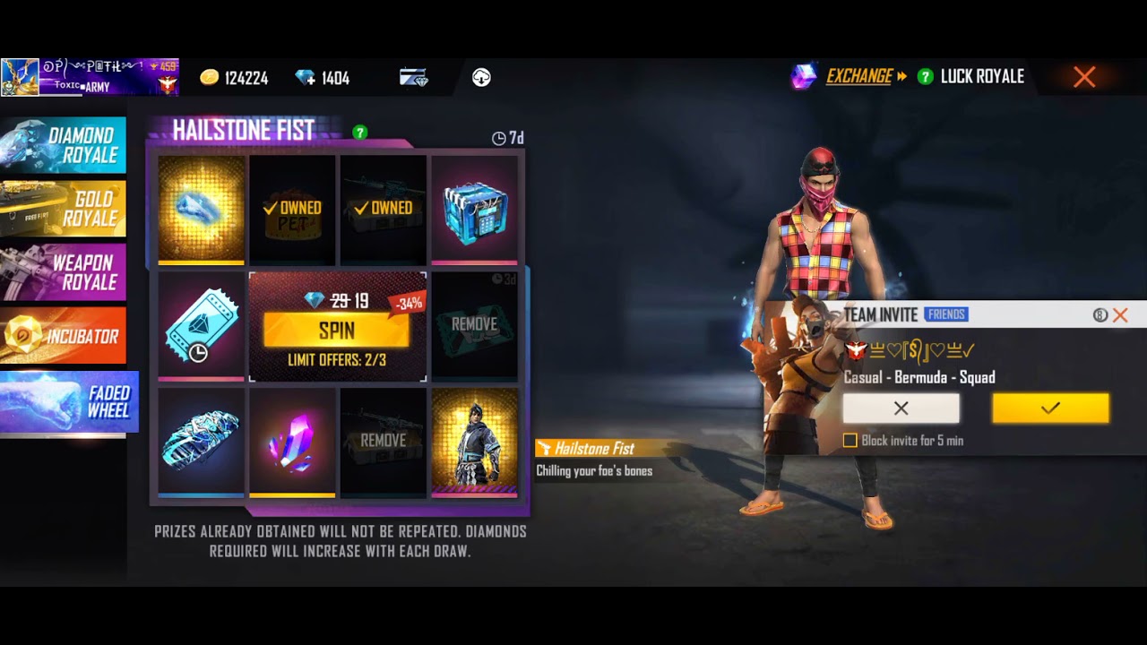 2 GRAND PRIZES 1 FADED WHEEL SPIN | HAILSTONE FIST & WAVE BREAKER KAZE ...