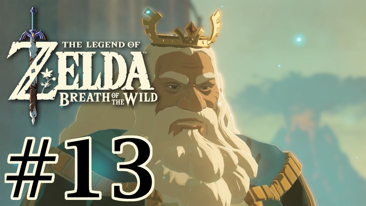 Let's Play Zelda Breath of the Wild - Part 13 - King Rhoam & Paraglider ...