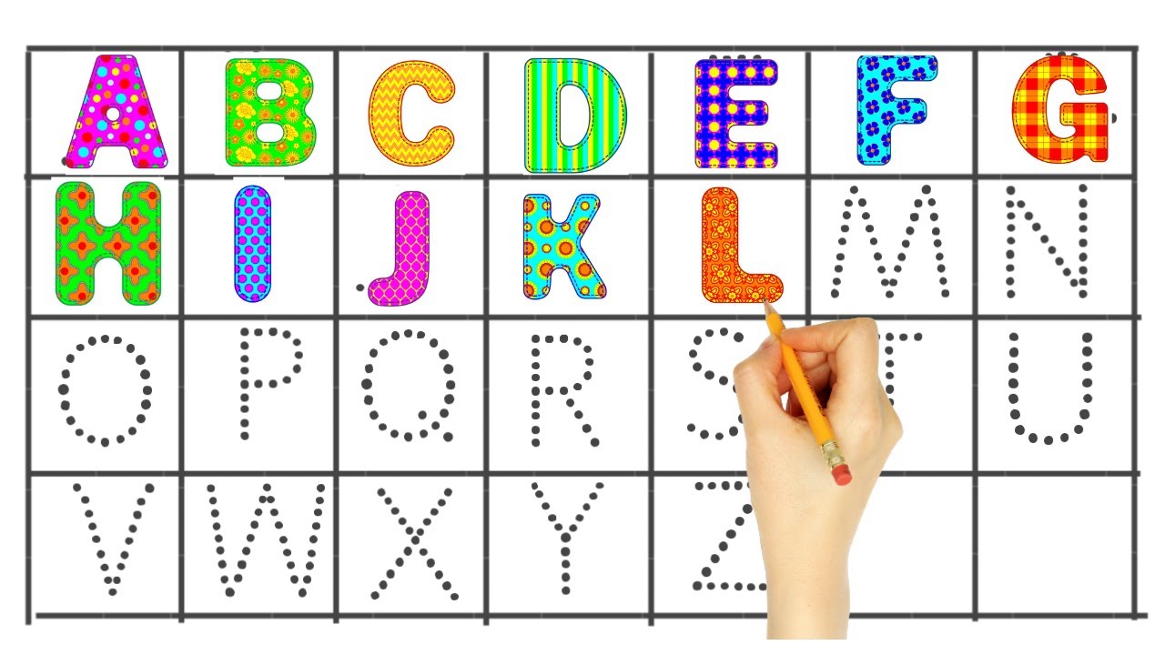 Baccho ko abcd likhne k tarika | A for apple | Abc song | Phonics abc ...