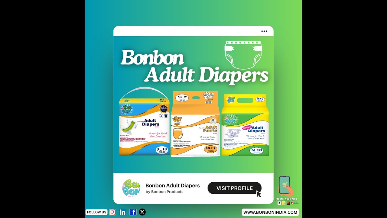 Discover the Bonbon Adult Diapers Range: Comfort and Confidence for ...
