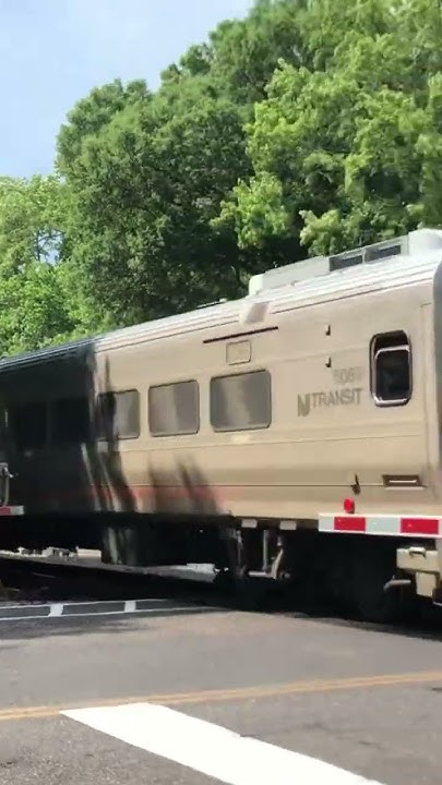 NJT 6069 (6069/6010/4204) Through The North Carlton Street Crossing - YouTube
