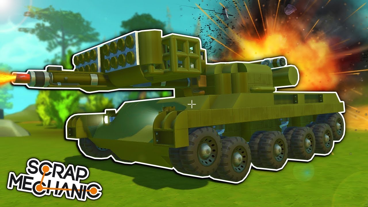 We Found the Best Tanks & Battled Them in Scrap Mechanic Multiplayer ...