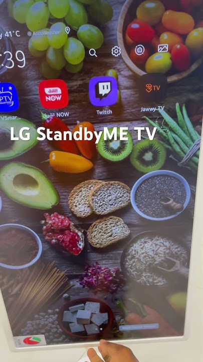 LG StandByME TV 27" - YouTube
