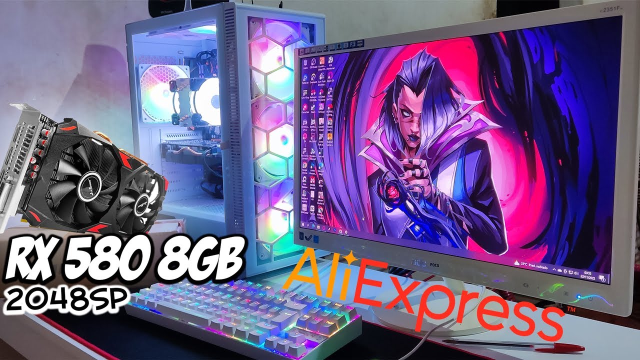 UNBOXING RX 580 8GB 2048 SP ALIEXPRESS - RX 580 8GB 2048 SP JIESHOU ...