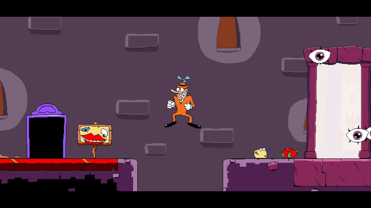 Pizza Tower HU - All Of Floor One As Mr Stick - YouTube