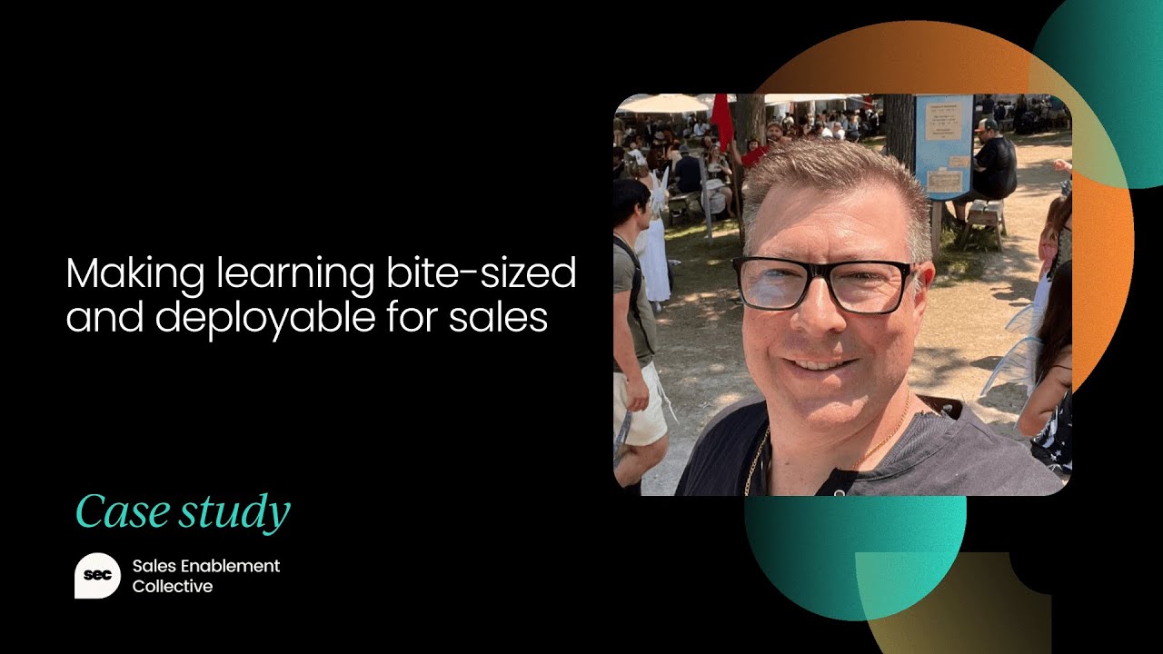 Making learning bite-sized and deployable for sales | Sales Enablement ...