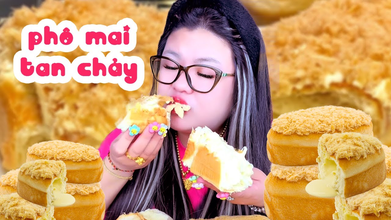 MUKBANG BÁNH MÌ PHÔ MAI TAN CHẢY | HOÀNG LAM FOODIE - YouTube