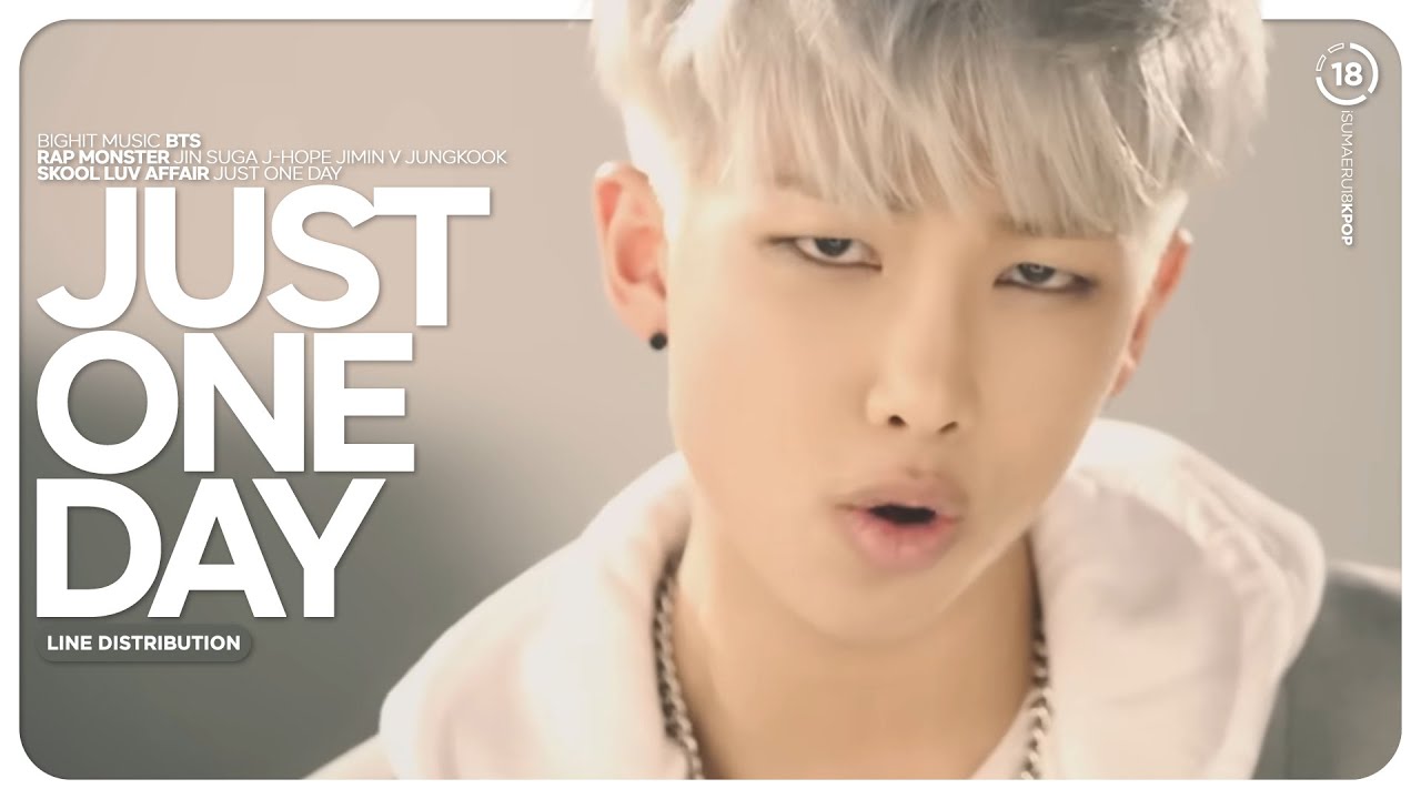 Jungkook feat. BTS (방탄소년단) '하루만 (Just One Day)' - Line Distribution ...