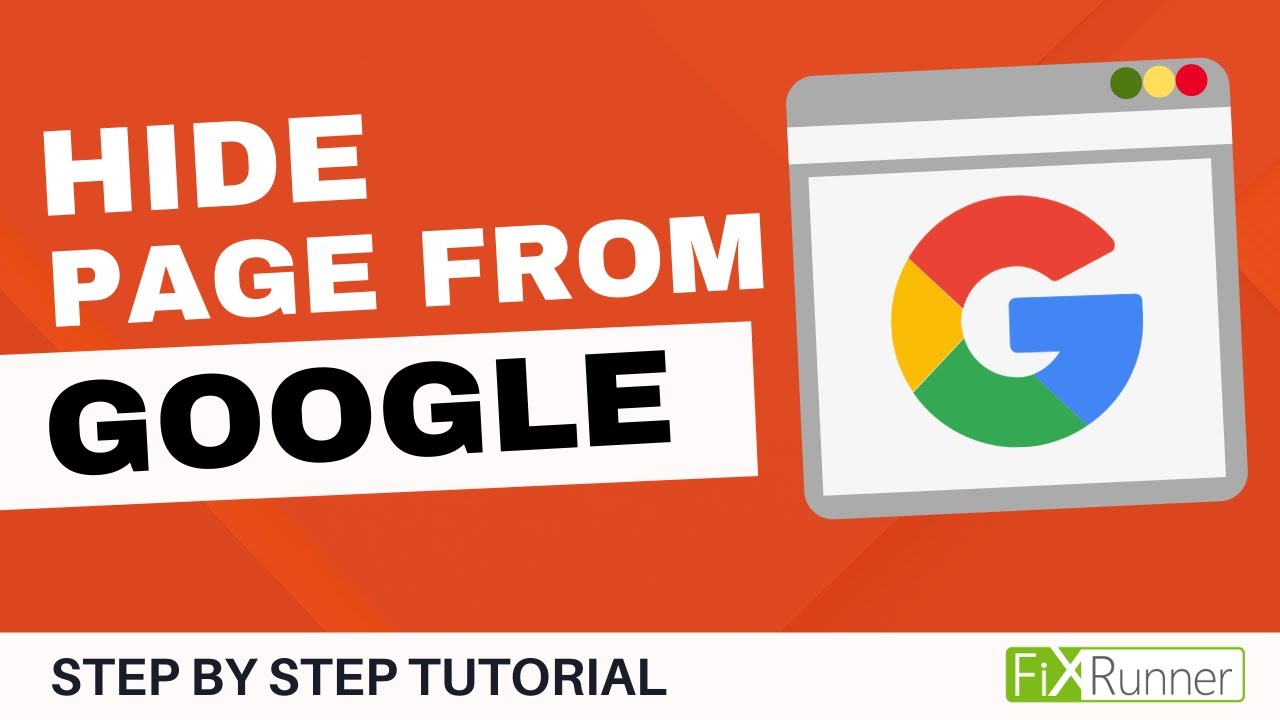 How To Hide A WordPress Page From Google YouTube How To Hide A WordPress Page From Google YouTube