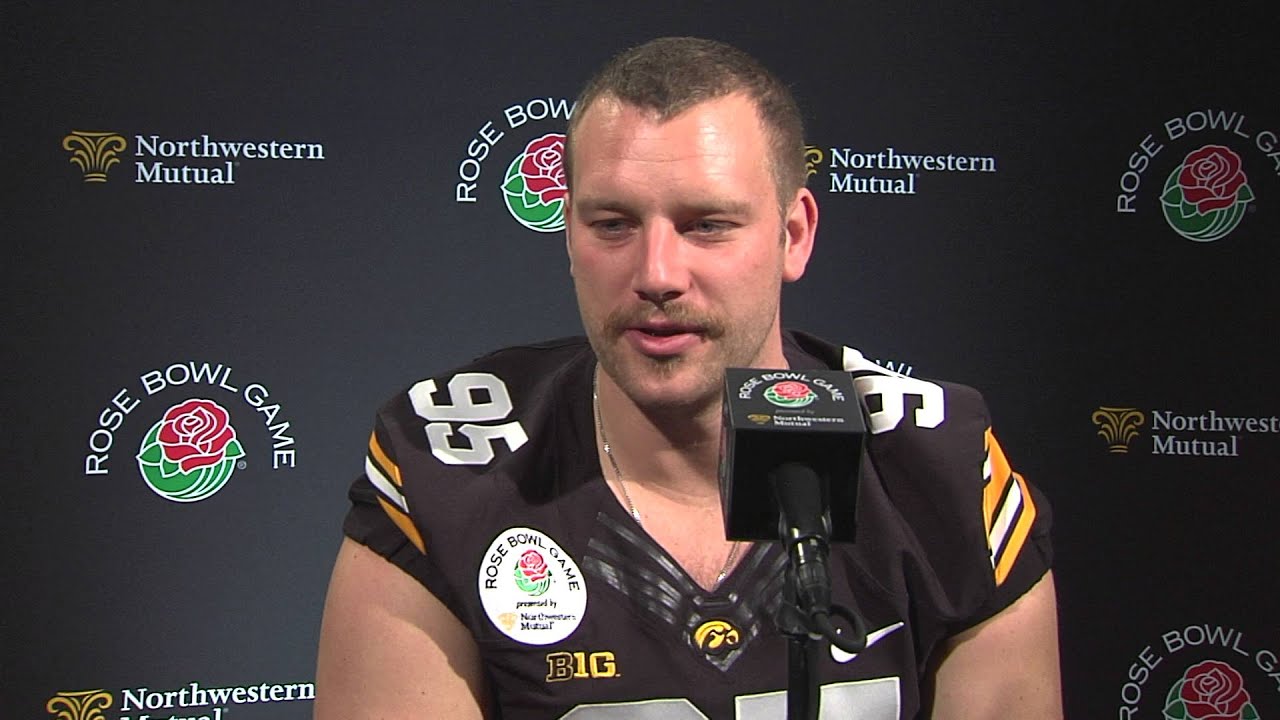 122915 Iowa DL Drew Ott on mentoring younger players while injured ...