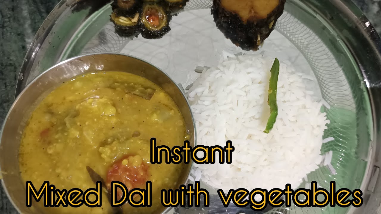 Mini vlog recipe || Mixed dal with vegetables || super healthy & tasty ...