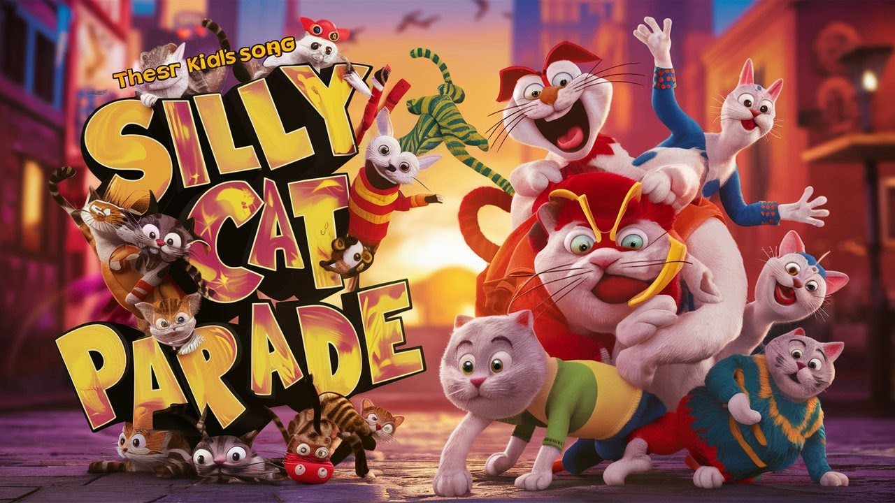 Silly Cat Parade - Funny Kids Song About Goofy Cats! - YouTube