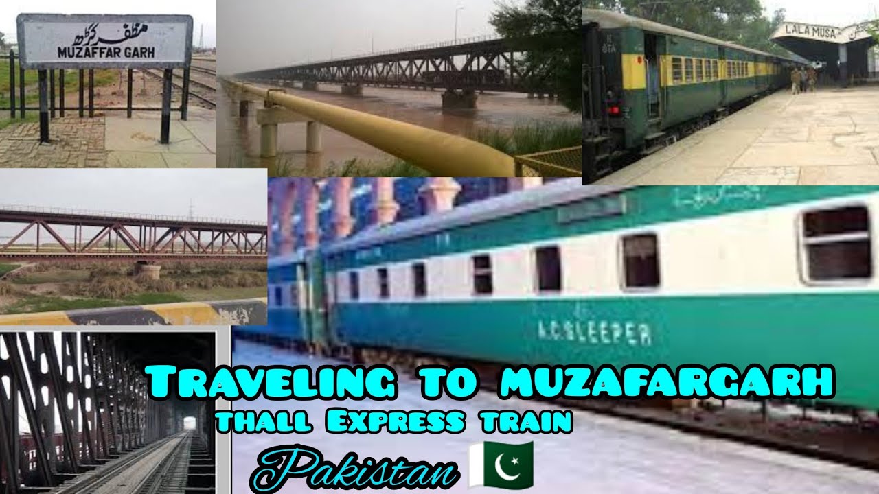 Traveling to Muzafar Garh on Thall Express Train | Pakistan | Muhammad ...