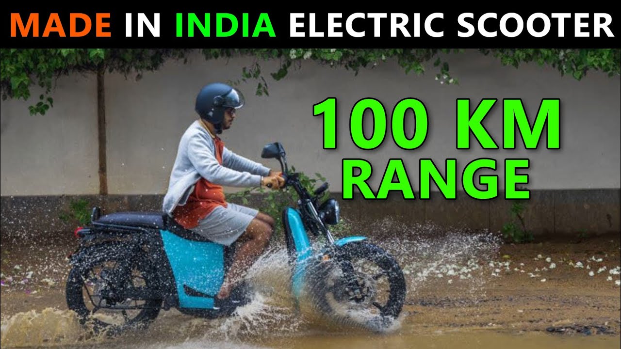 Made in India Electric Scooter - Aventose Energy S110 | 100 km Range ...