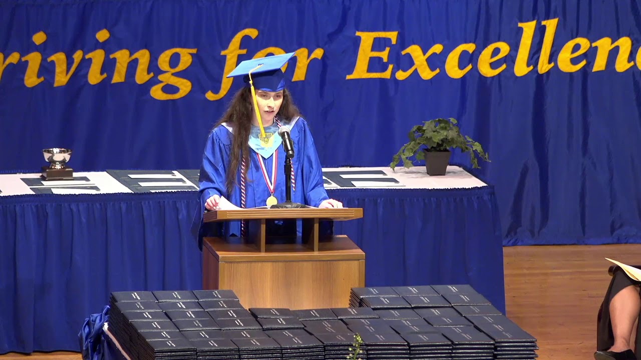 Patricia Poley: Valedictorian NAHS Class of 2019 - YouTube
