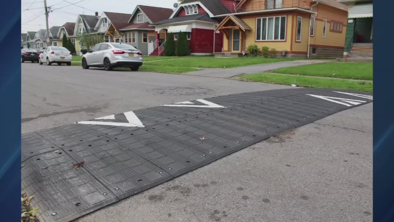 Temporary speed humps coming to west side neighborhood - YouTube