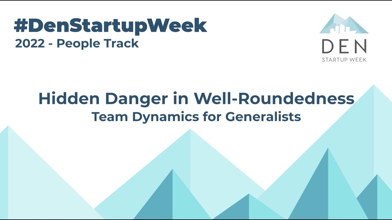 125 DSW PEOPLE TRACK 20220922 Hidden Danger in Well-Roundedness, Team ...