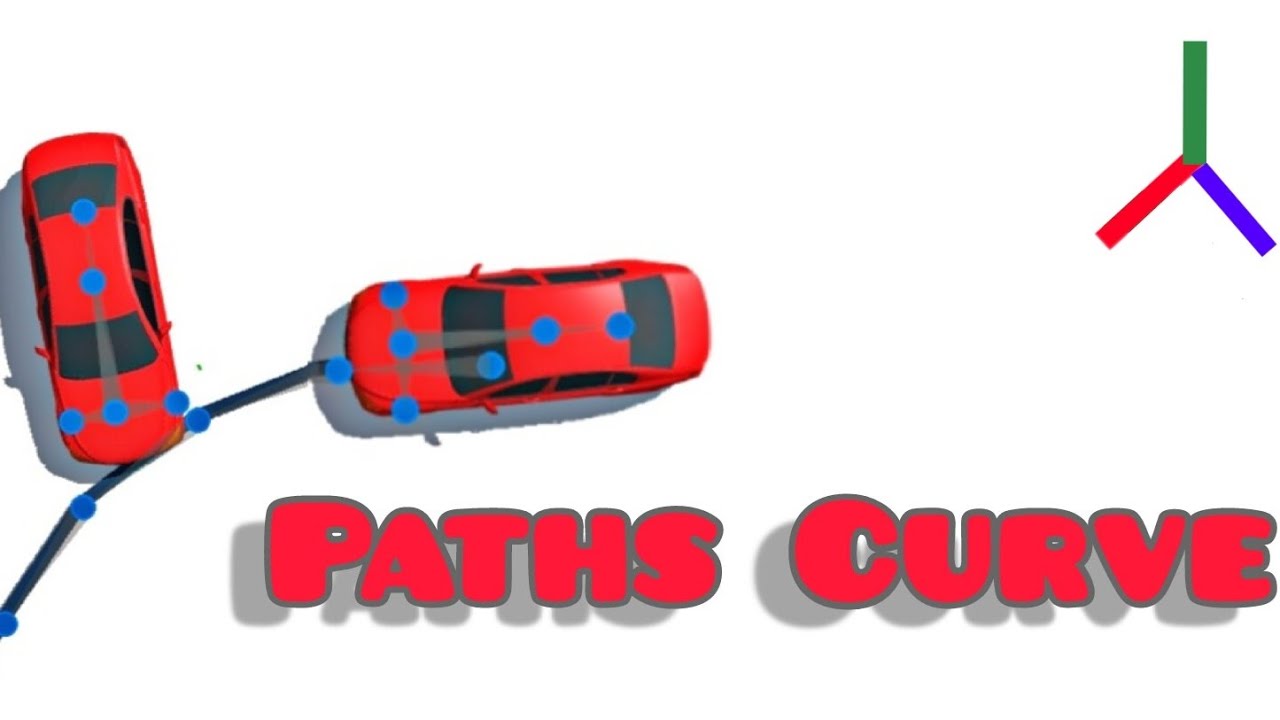 make an object follow paths - YouTube