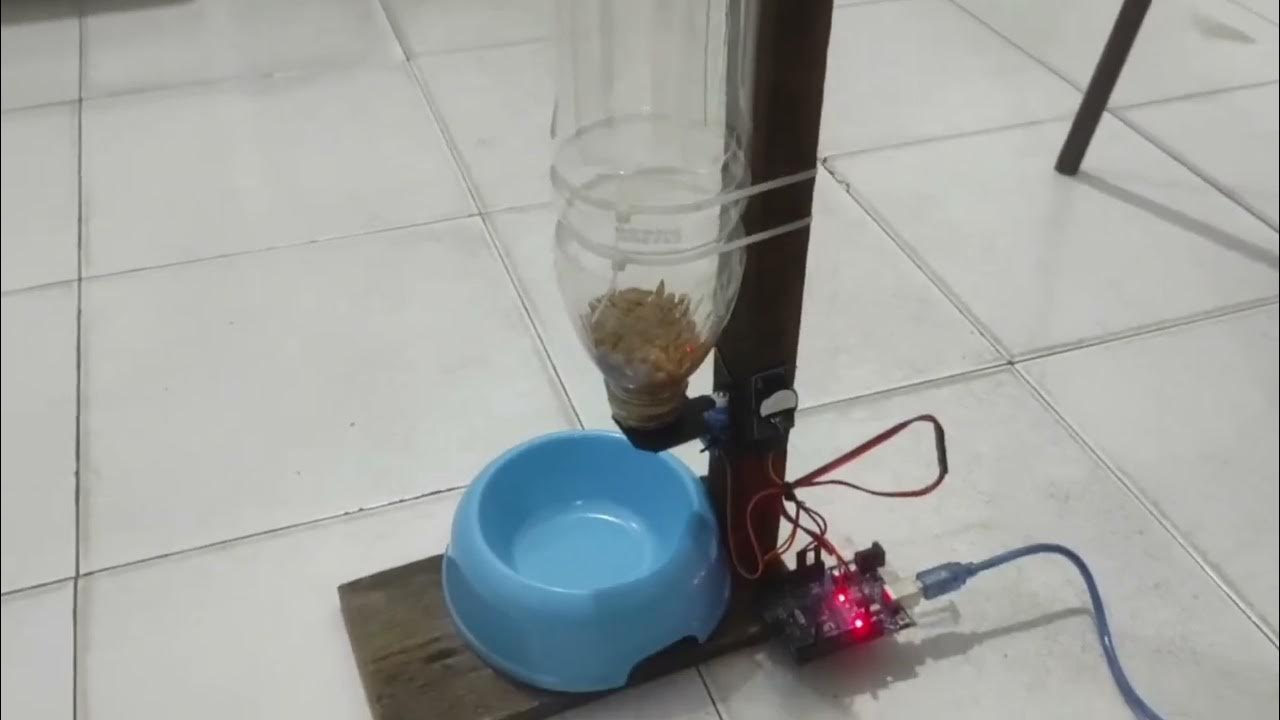 PAKAN KUCING OTOMATIS SEDERHANA DENGAN ARDUINO DAN SERVO (AUTO FEEDER ...
