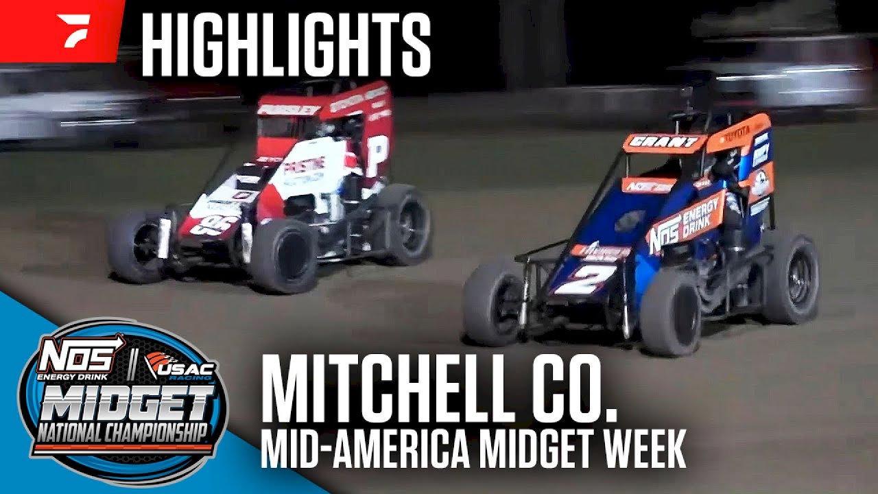 𝑯𝑰𝑮𝑯𝑳𝑰𝑮𝑯𝑻𝑺: USAC NOS Energy Drink National Midgets | Mitchell County ...