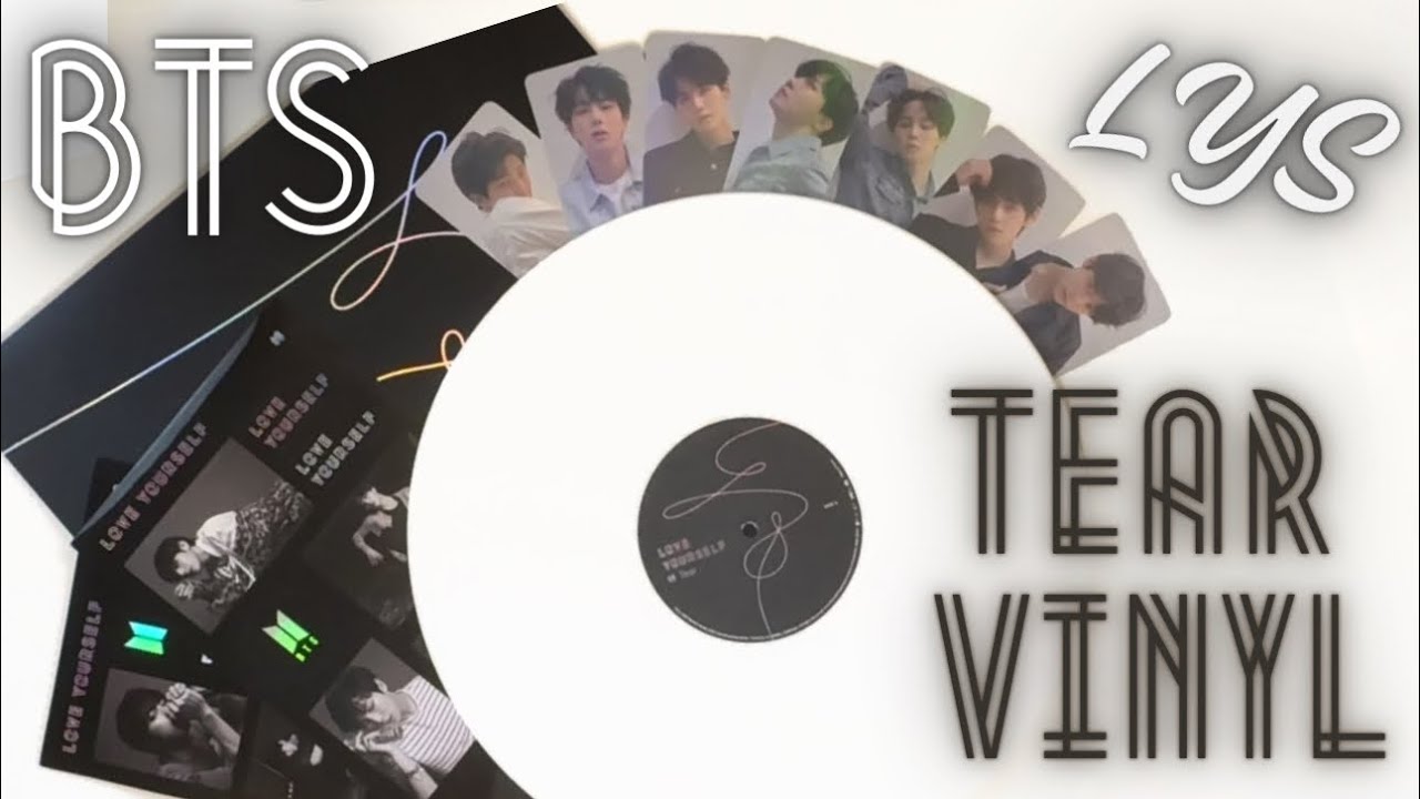 BTS Love Yourself Tear Vinyl Unboxing - YouTube
