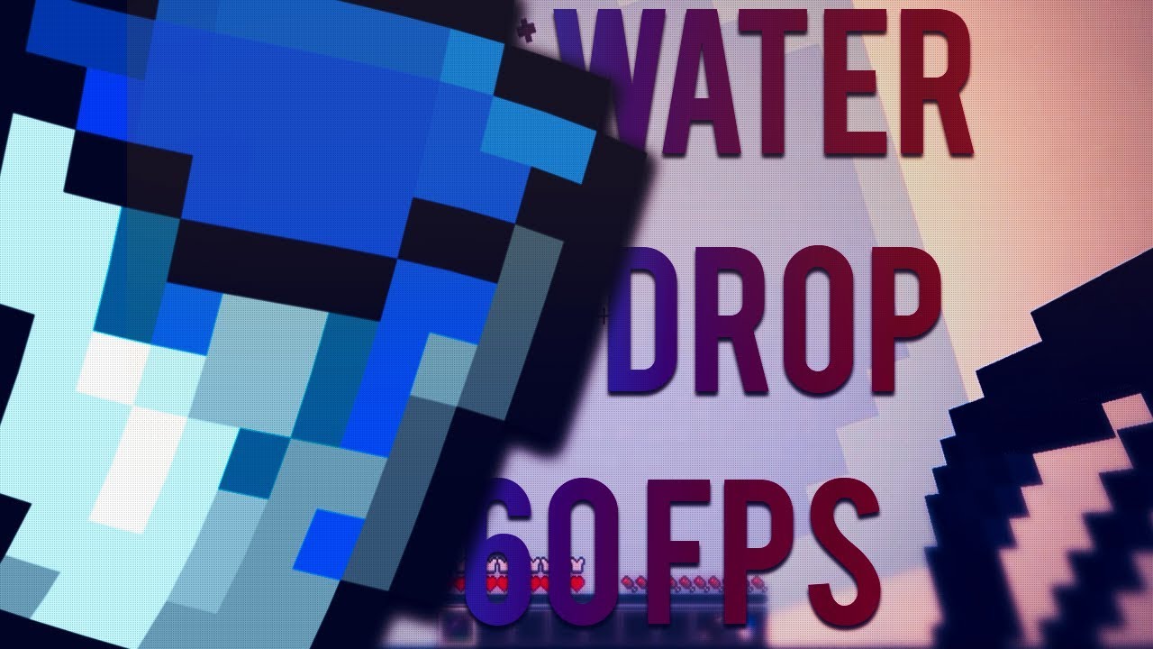 Minecraft | Water drop 60fps - YouTube