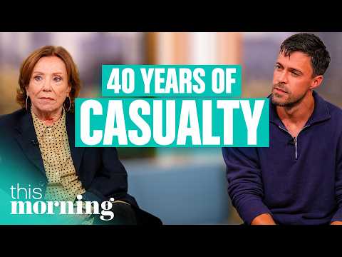 Casualty's Melanie Hill & Olly Rix Tease 'Apocalyptic' 40 Year Special | This Morning
