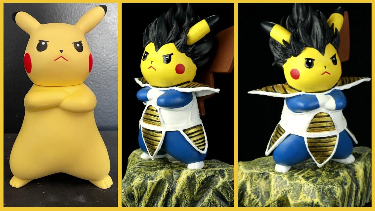 Pokémon Pikachu, Cosplay do Vegeta Dragon Ball. - YouTube