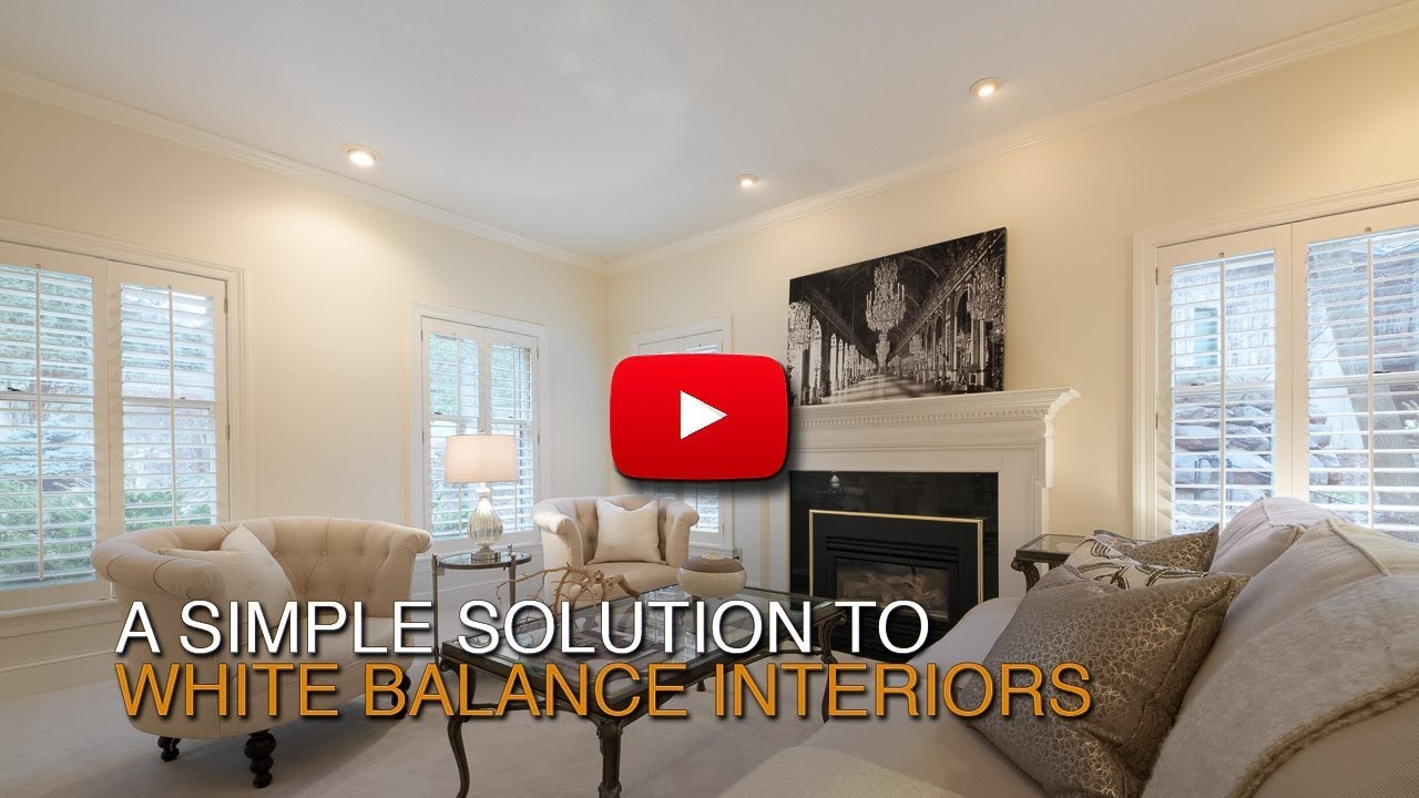 A Simple solution to white balance interiors - YouTube