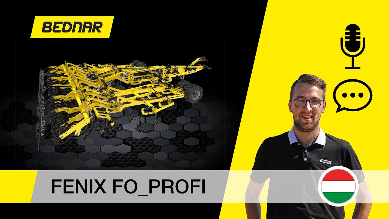 BEDNAR FMT | A gép bemutatása univerzális kultivátor FENIX FO_PROFI ...