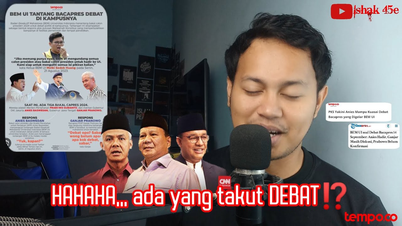 Capres Takut Debat🤢 Pks Yakin Anies Kuasai Debat Bacapres Di Bem Ui‼️