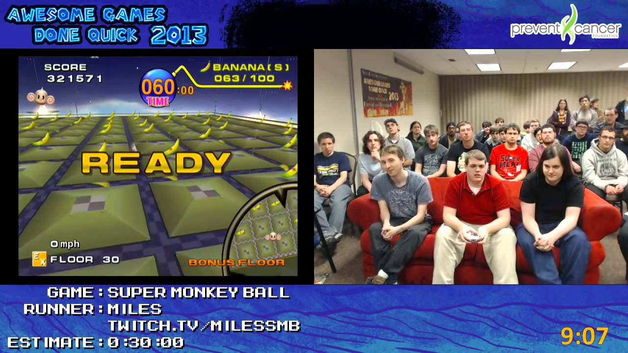 Super Monkey Ball - Speed Run in 22:35 (Expert) by Miles live for ...