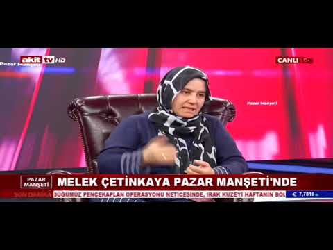 Melek Çetinkaya Akit Tv Pazar manşeti