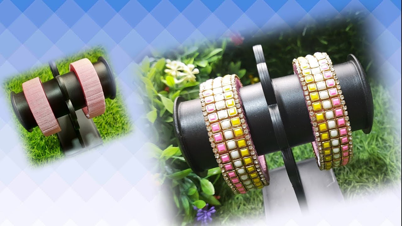 Silk thread bangles# kids1 cut flat bangles 2.0 size - YouTube