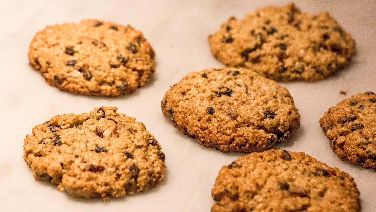 Biscuits à l'avoine - YouTube