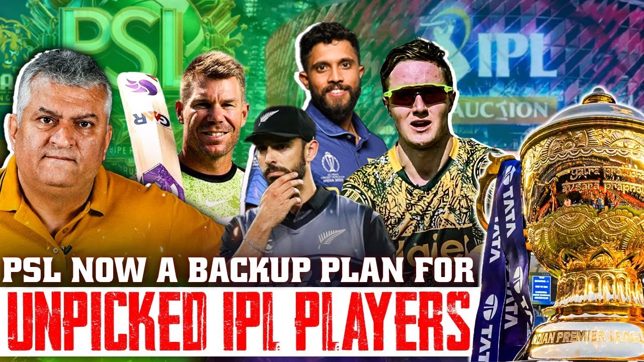 PSL Now a Backup Plan for Unpicked IPL Players | PCB | Karachi King ...