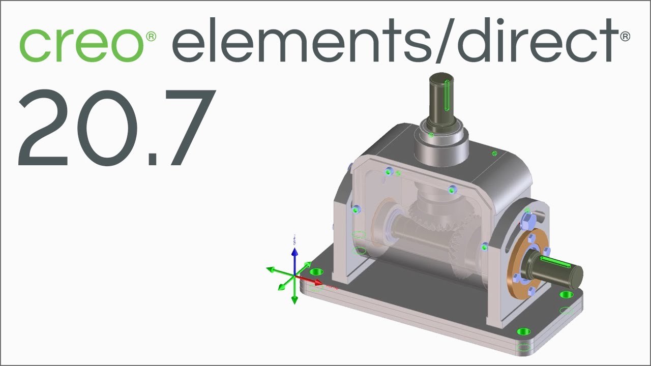 Neuerungen in Creo Elements/Direct 20.7 - YouTube