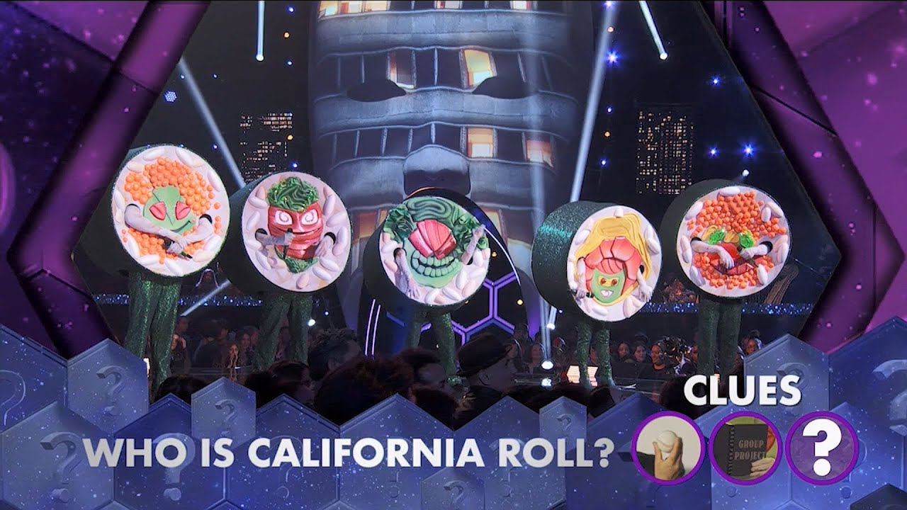 The Masked Singer 9 - California Roll Clue Review - YouTube