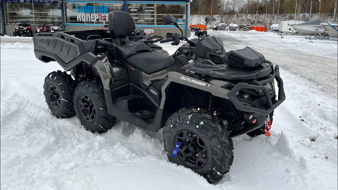 Can Am Outlander MAX 6x6 1000 2 - paikkainen - YouTube