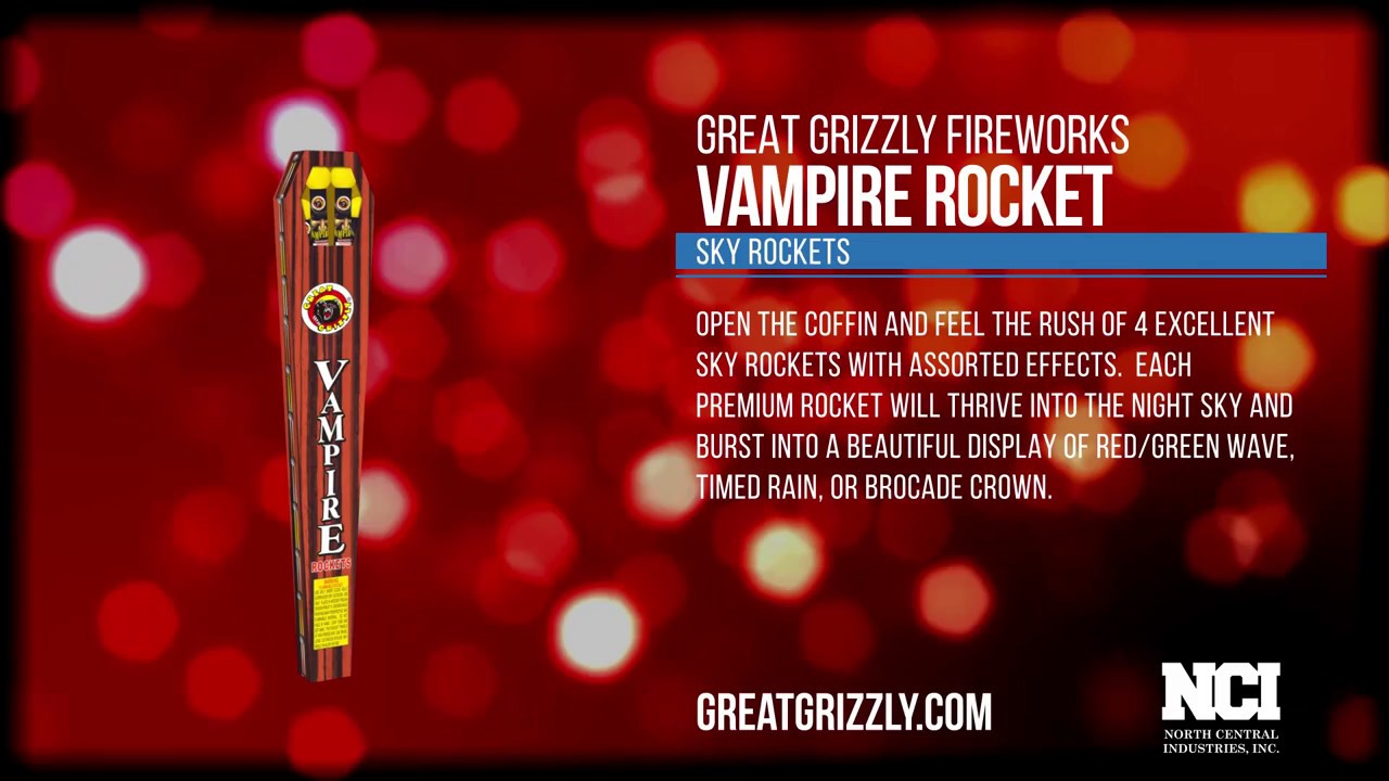 Vampire Rocket (SKY ROCKETS) WWW. GREAT GRIZZLY .COM - YouTube