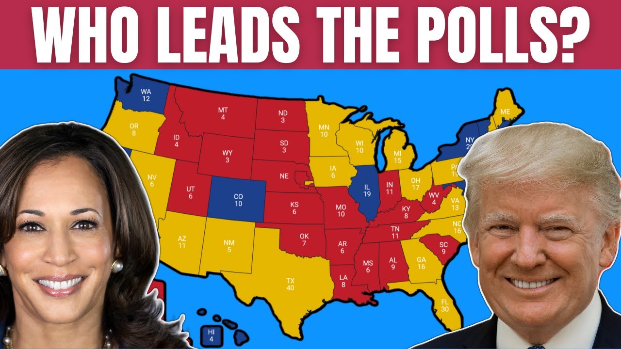 Kamala Harris vs. Donald Trump Map Based on Recent Polls | October 1 ...