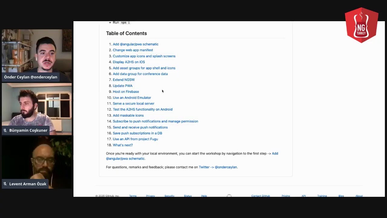 Build a production ready PWA with Angular and Firebase - Önder Ceylan - YouTube