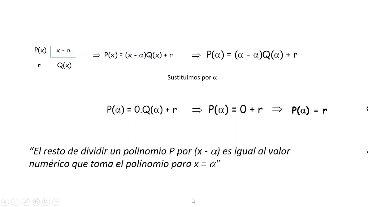 Teorema del resto - YouTube